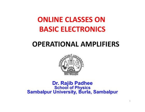 Module4: opamp as a V-I & I-V Converter | PPTX | Computer Peripherals ...
