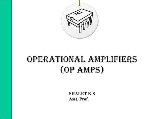 Op amp(operational amplifier) | PPT
