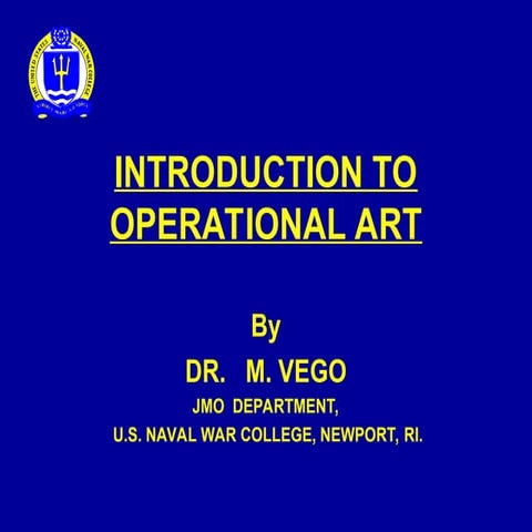 operational art in network centric warfare.ppt