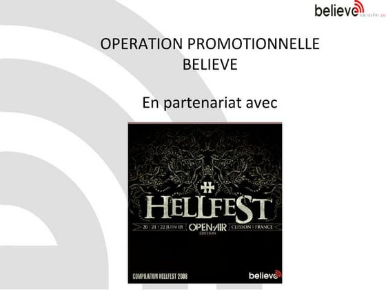 How to create a compilation with Believe Backstage | PPT