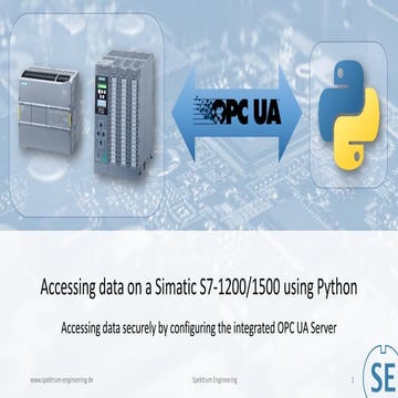 OPC UA mit der SIMATIC S7-1200/1500 und Python | PDF