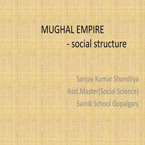 Ppt on mughal empire | PPTX