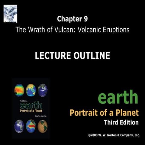 Op ch09 lecture_earth3 -1, volcanoes | PPT | Geography | Science