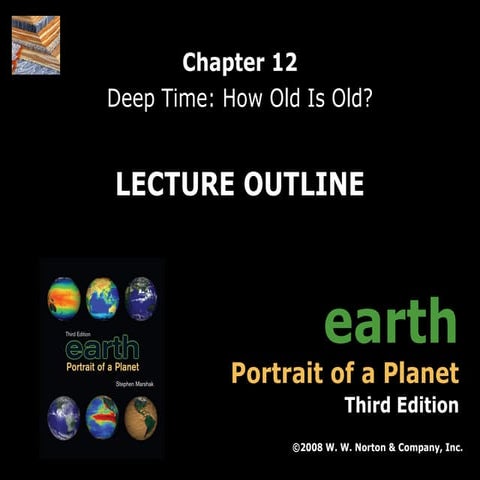 Op ch12 lecture_earth3, geological time | PPT