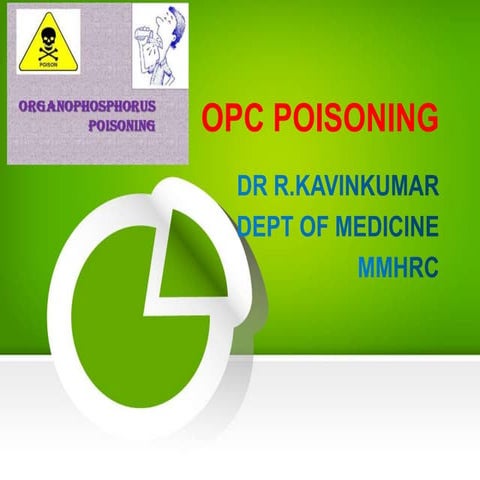 Organophosphate poisoning | PPTX
