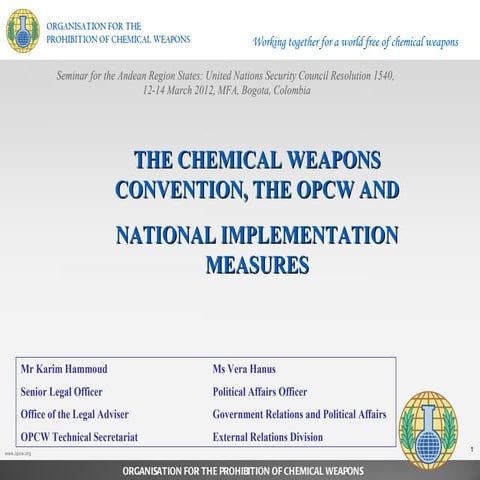 Opcw ppt | PPT