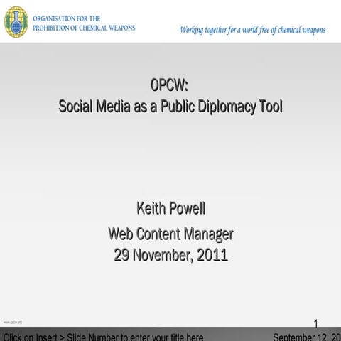 Social Media + Public Diplomacy | PPTX