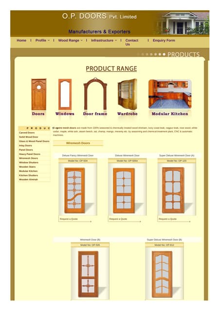 Wire mesh Doors | PDF