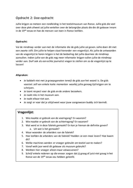 Werkblad: Opdracht 1 observatieopdracht | DOCX