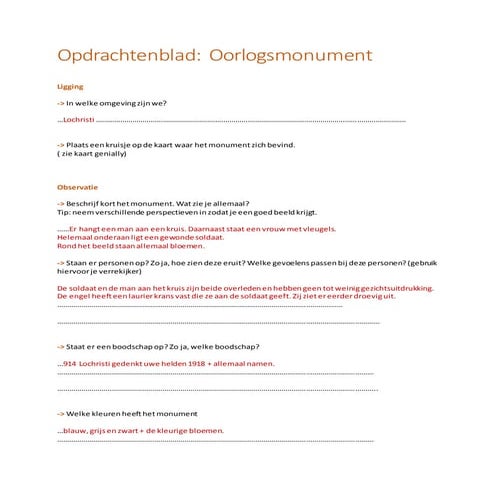 Opdrachten correctie | PDF