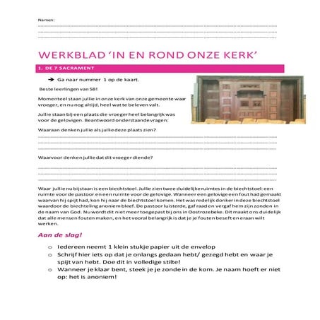 Opdrachten omgevingsonderwijs | PDF