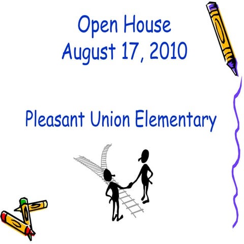 Classroom open house presentation | PPTX