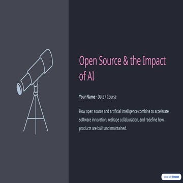Open Source and AI: Accelerating Software Innovation and Collaboration ...