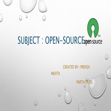 Open source | PPT