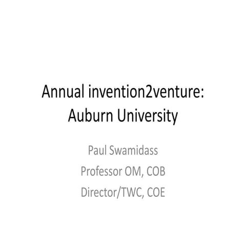 Open2012 successful-partnership-nciia-auburn-university | PPT