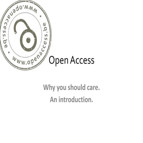 Open access | PPTX