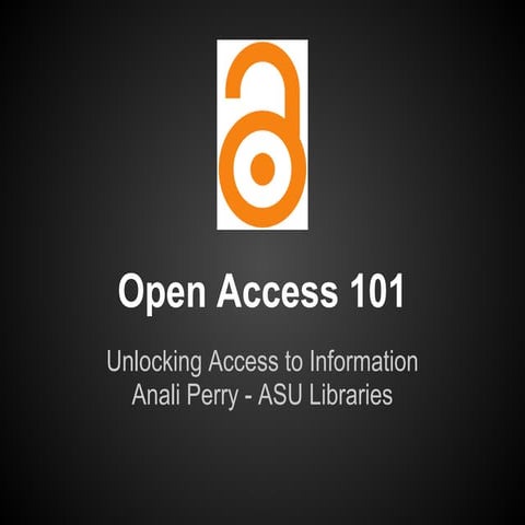 Open access 101 | PDF