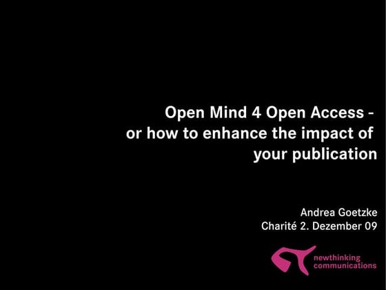 Open Access, Open Research, Open Data, Open Science, Open what? # ...