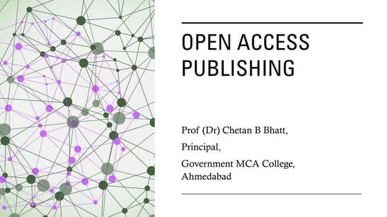 Open access & creative commons | PPT