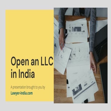 Open an LLC in India | PPT