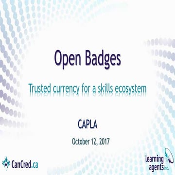 Open Badges for Training and Professional Development