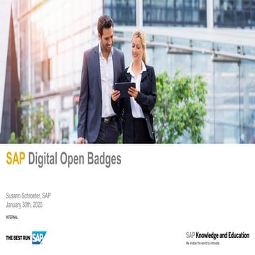 Digital Badges bei SAP | PPT