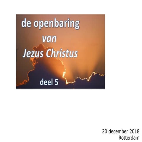 Openbaring studie 5 | PDF