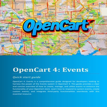 OpenCart 4: Events. Quick start guide. 2024 | PDF