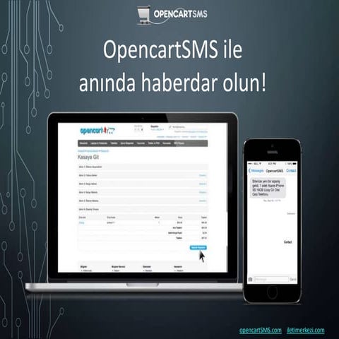 Ucretsiz Opencart SMS Eklentisi | PPTX