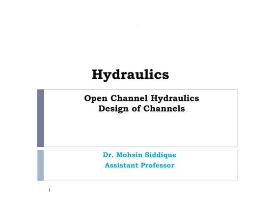 Introduction with weirs flumes and orifices | PPT