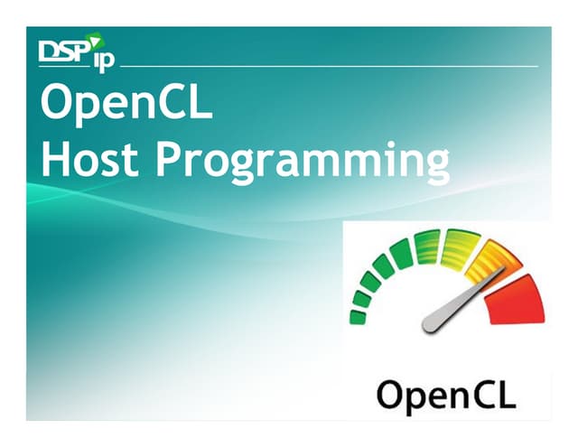 OpenCL Programming 101 | PDF OpenCL Programming 101 | PDF