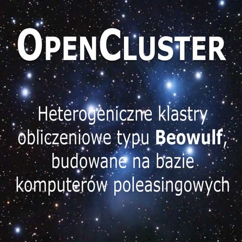 Opencluster | PPT