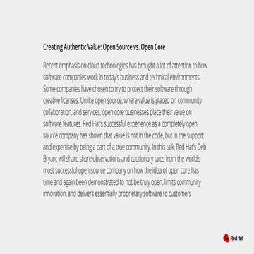 Creating Authentic Value Open Source Vs Open Core Ppt