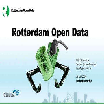 Open Data Innofra - Kennisnetwerkcarrousel | PPTX | Technology & Computing