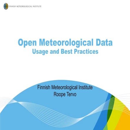 FMI Open Data Interface and Usage | PPT