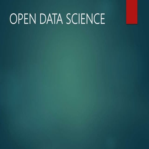 Open data science | PPTX