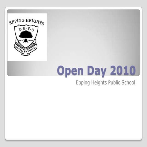 Open day 2010 | PPTX