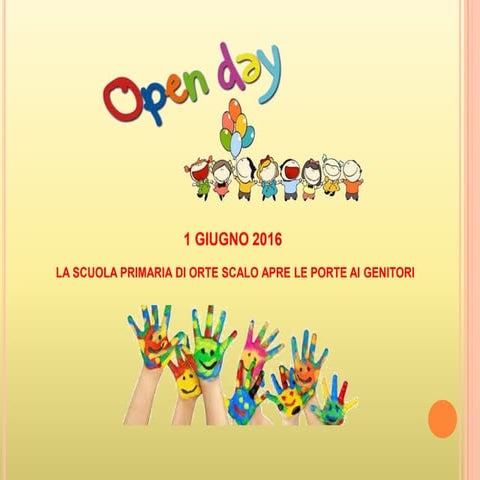 Open day Orte Scalo | PPT