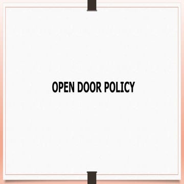 Open Door Policy and Models of Organizationn Culture.pptx