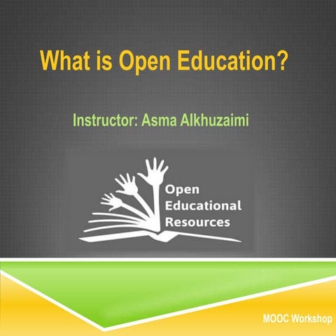Open education | PPT