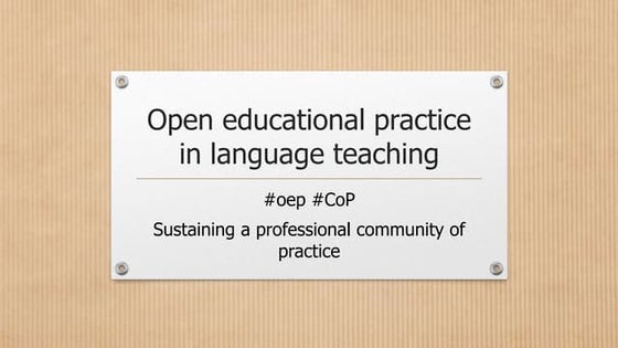 Open Education | PPT