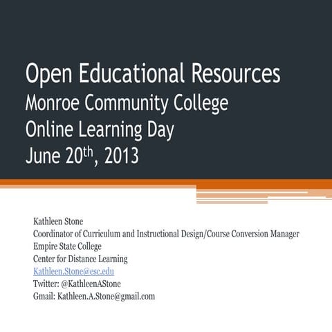 Open educational resources | PPTX