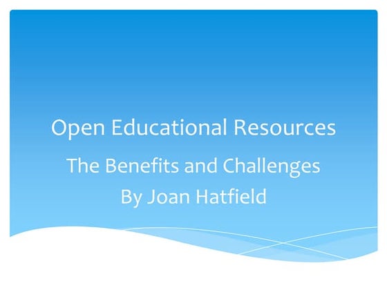 Open educational resources | PPTX