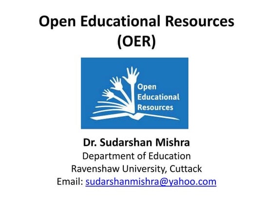 Open Educational Resources (OER): Global and Indian Perspectives | PPT
