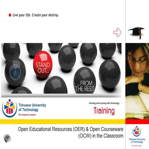 Open educational resources (OER) & open courseware (OCW) in the classroom | PPT