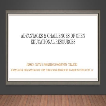 OER: Benefits and Challenges | PPTX