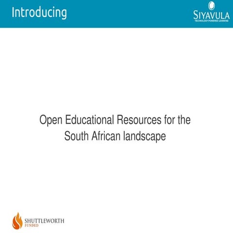 Open education resources | PPT | Free Download