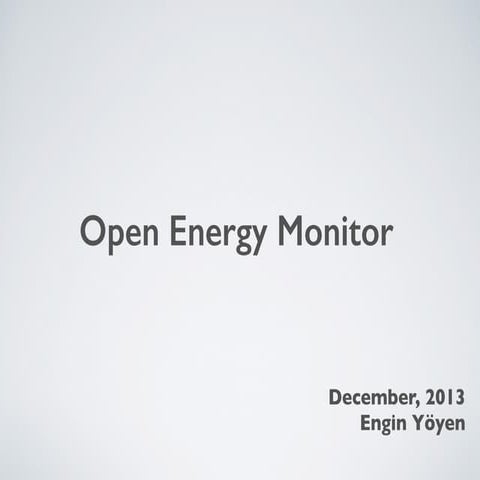 Open Energy Monitor | PPT
