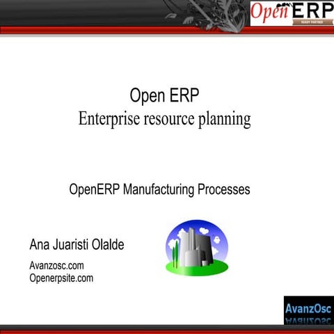 OpenERP Manufacturing Processes | PDF