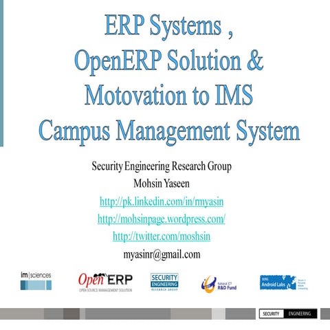 Motivation to ERP Solution and OpenERP | PDF